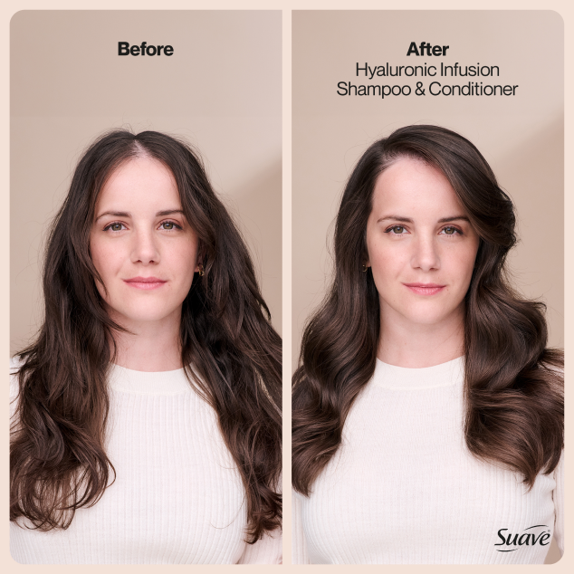 Hyaluronic Infusion Moisturizing Conditioner | Suave® – Suave Brands Co.