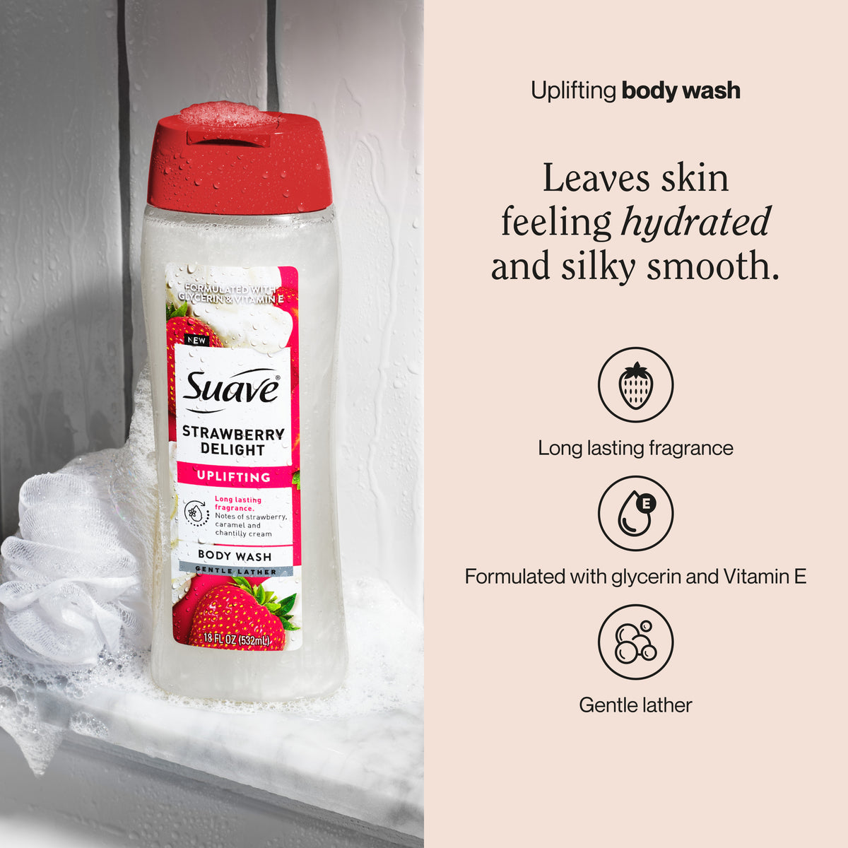 Strawberry Delight Uplifting Body Wash – Suave Brands Co.