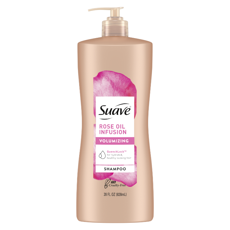 Rose Oil Infusion Volumizing Shampoo | Suave® – Suave Brands Co.