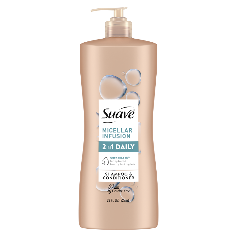 Micellar Infusion 2 in 1 Shampoo and Conditioner | Suave® – Suave ...