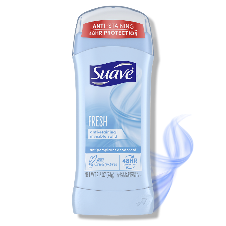 Fresh Invisible Solid Deodorant Stick | Suave® – Suave Brands Co.