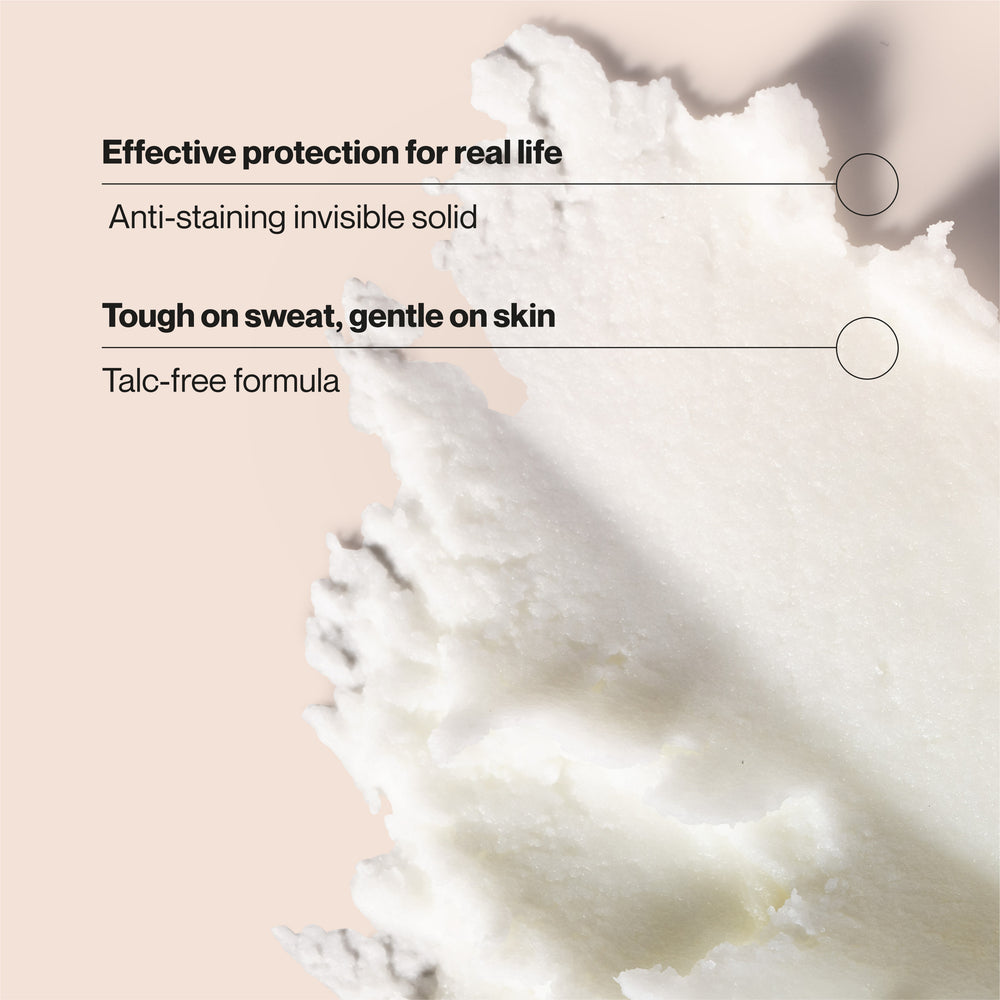 is invisible solid deodorant white