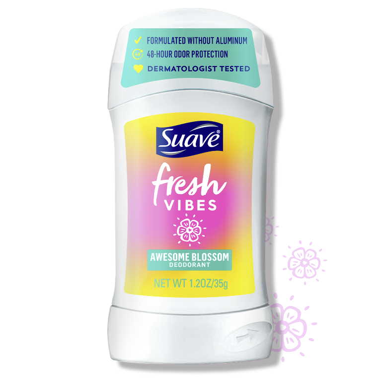 Fresh Vibes Awesome Blossom Deodorant Stick | Suave® – Suave Brands Co.
