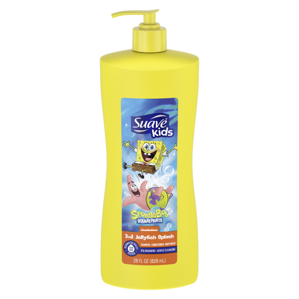 SpongeBob Jellyfish Splash 3-in-1 Shampoo & Body Wash | Suave® – Suave ...