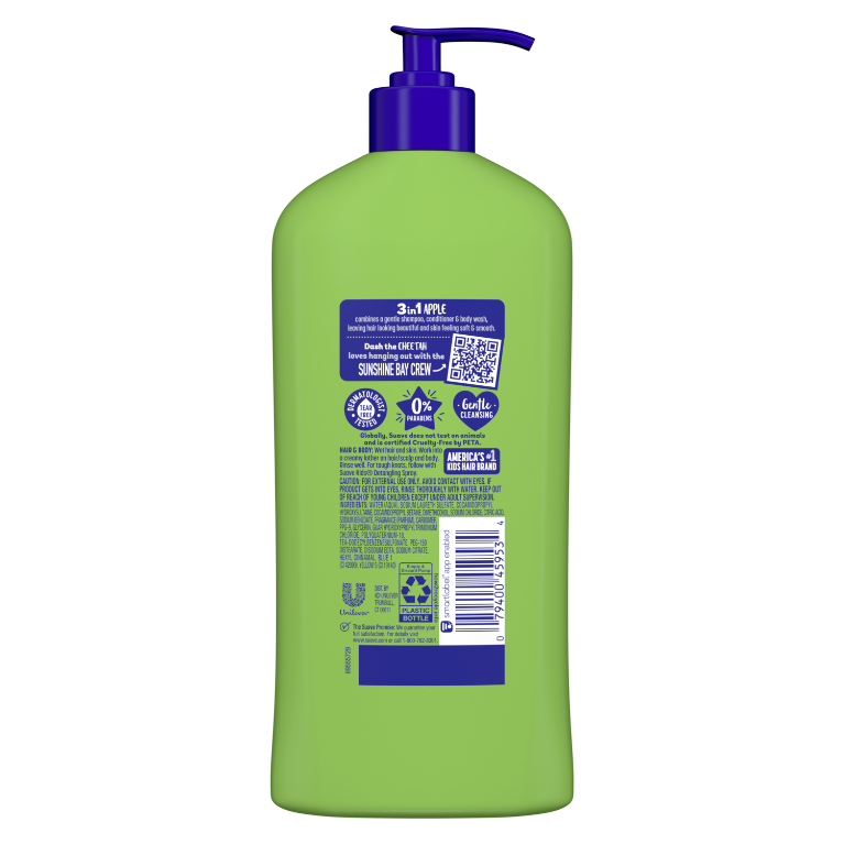 Silly Apple 3-in-1 Shampoo, Conditioner, Body Wash | Suave® – Suave ...