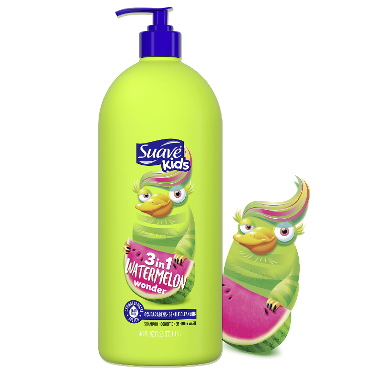 Watermelon Wonder 3-in-1 Shampoo, Conditioner, Body Wash | Suave ...
