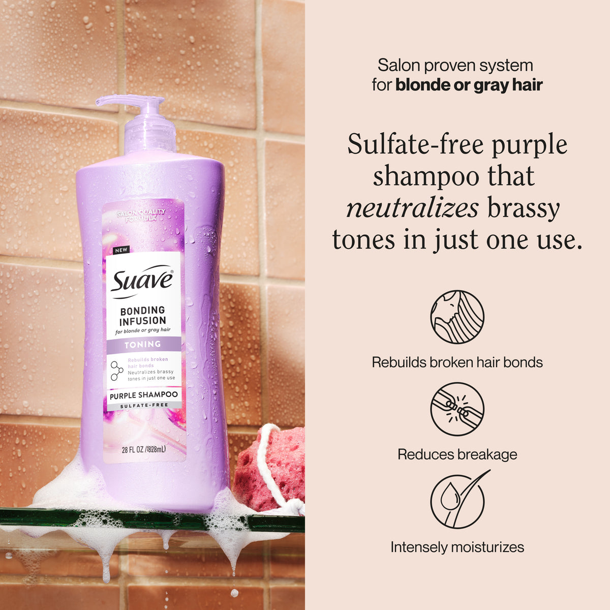 Bonding Infusion Purple Shampoo – Suave Brands Co.