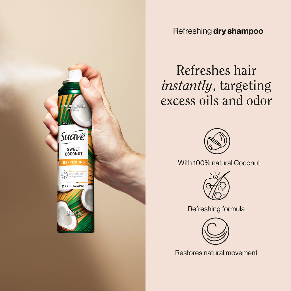 Sweet Coconut Refreshing Dry Shampoo Suave Brands Co